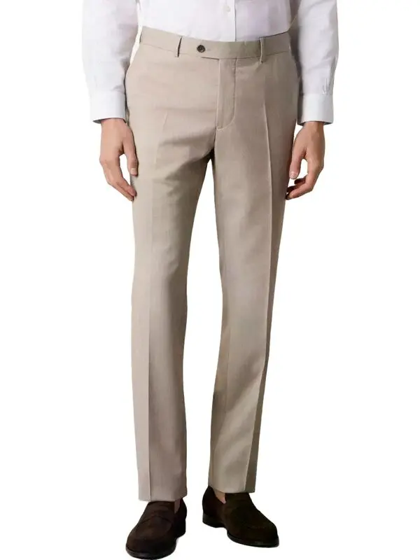 Brooks Brothers Virgin Wool Trousers - Grey