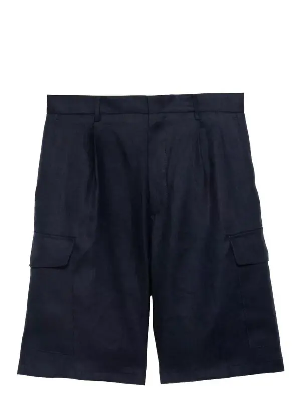 Tagliatore Cargo Pleated Trousers - Grey
