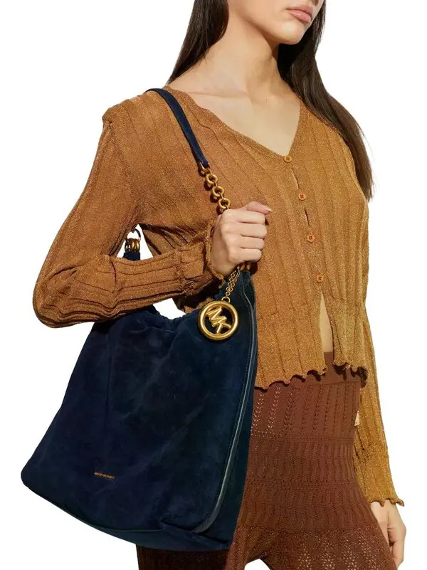 Michael Kors Indie Logo-charm Tote Bag - Blue