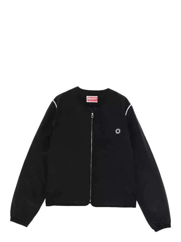 Kenzo Zip Logo Jacket - Black