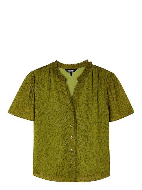 Whistles Abstract Print Woven Blouse - Multi-coloured