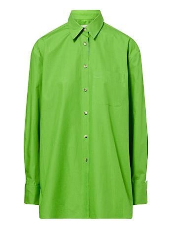 Khaite Newton Cotton Shirt - Absinthe