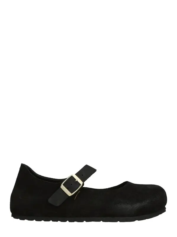 BIRKENSTOCK Suede Mantova Mary Jane Sandals - Black