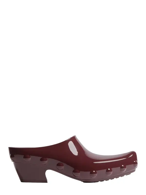 Bottega Veneta Curved-toe Gondola Clog Mules 65 - Red