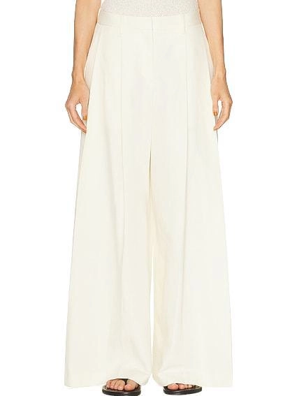 TWP Crosby Wide Leg Pant - Bone