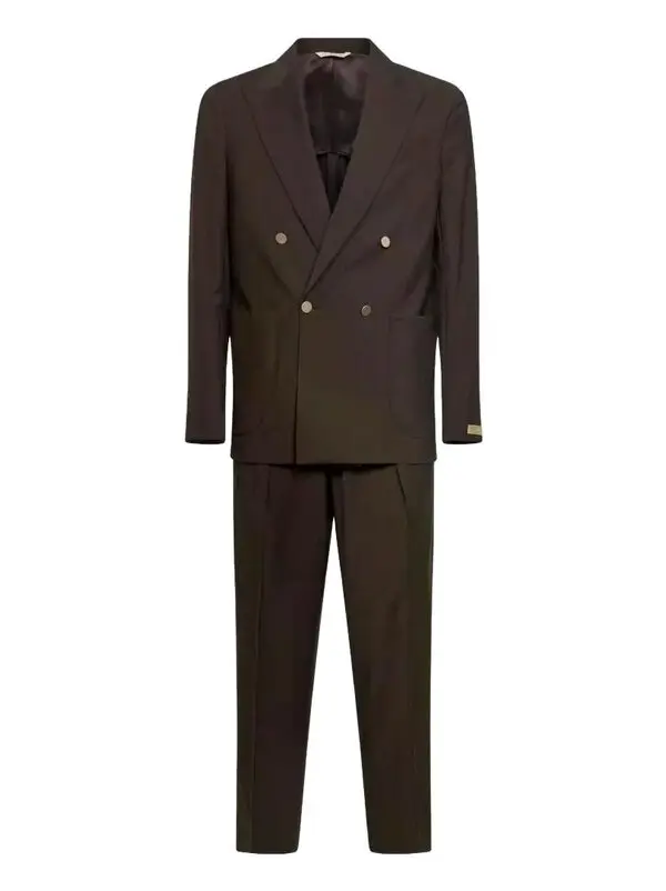 BRIGLIA 1949 Double-breasted Suit - Brown