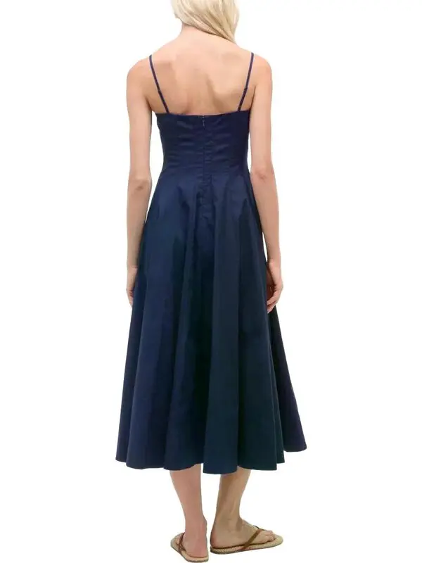 Staud Wylie Midi Dress - Blue