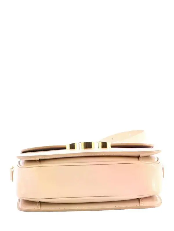 Celine Triomphe Shoulder Bag Smooth Calfskin Teen Crossbody Bag - Neutrals