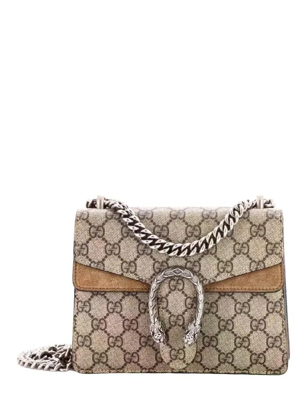 Gucci Dionysus Bag Gg Coated Canvas Mini Crossbody Bag - Brown