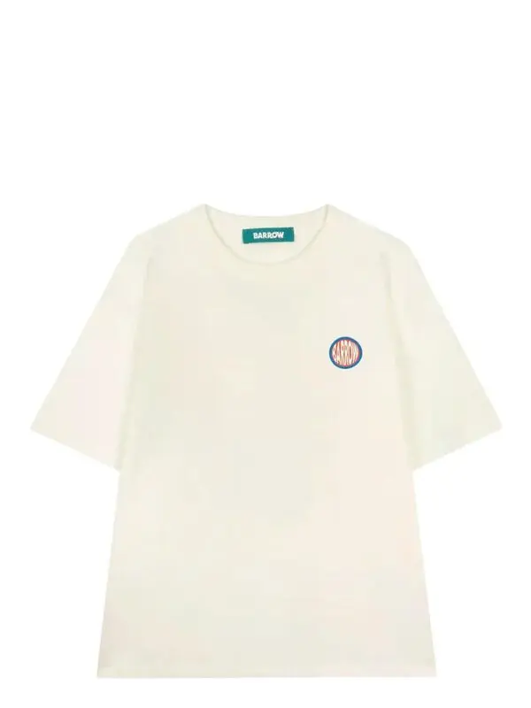 BARROW Jewel Edition Cotton T-shirt - Neutrals