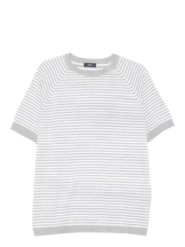 Herno Striped T-shirt - Grey