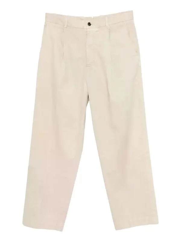 NINE:INTHE:MORNING Pleated Trousers - Neutrals