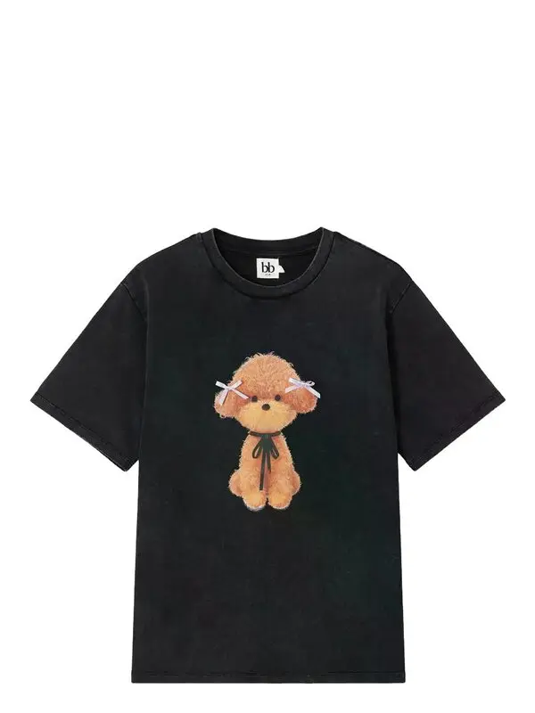 B+AB Graphic Print T-shirt - Grey