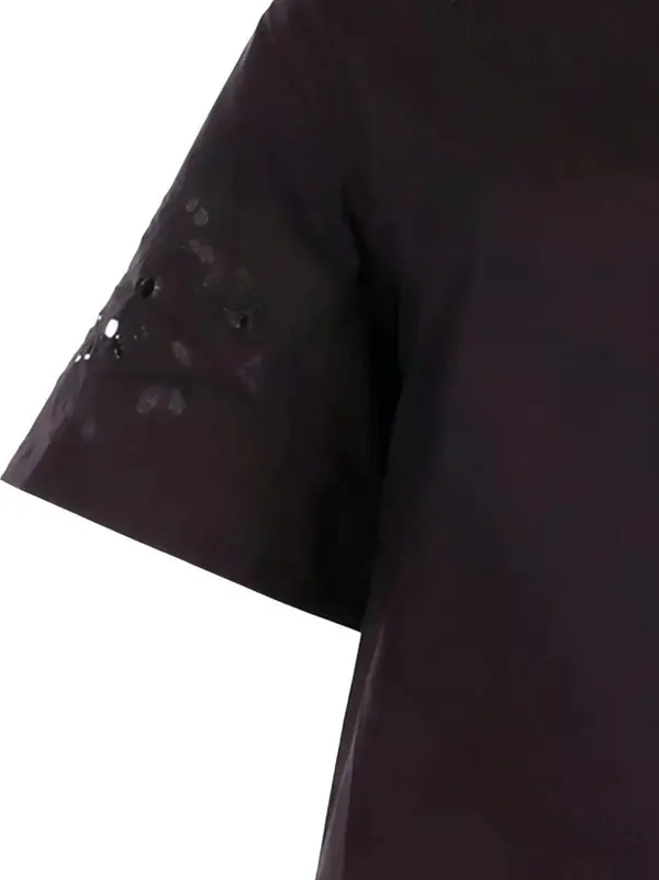 Max Mara Floral Wide-sleeve Blouse - Black