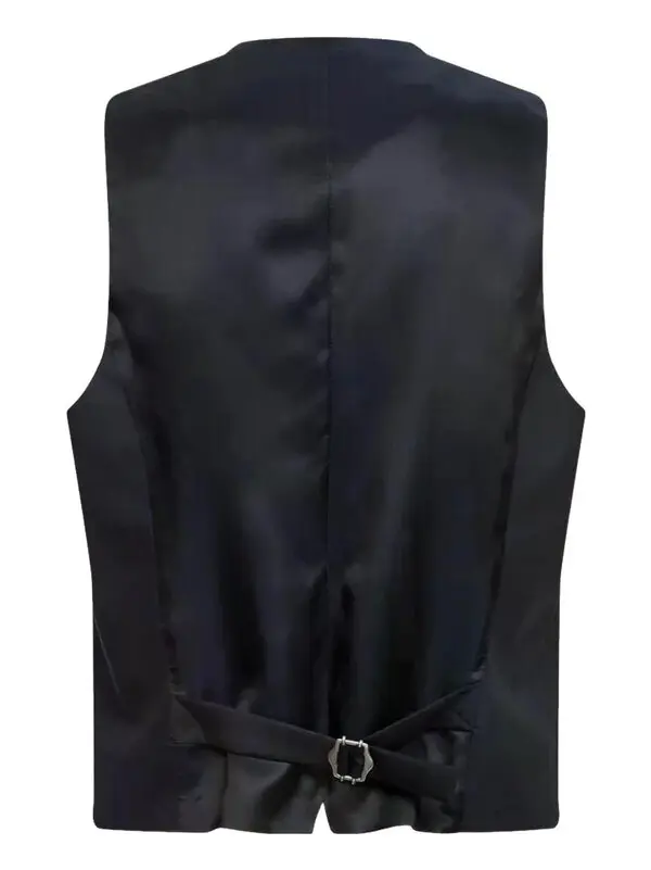 LARDINI Buttoned Waistcoat - Blue
