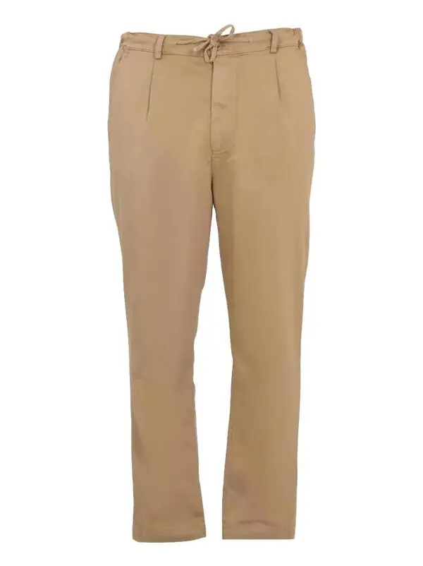 EAST HARBOUR SURPLUS Bobby Drawstring Trousers - Neutrals