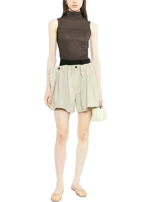 ALAINPAUL Hanging Workwear Shorts - Neutrals