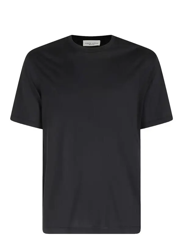 ROBERTO COLLINA Crew-neck T-shirt - Black