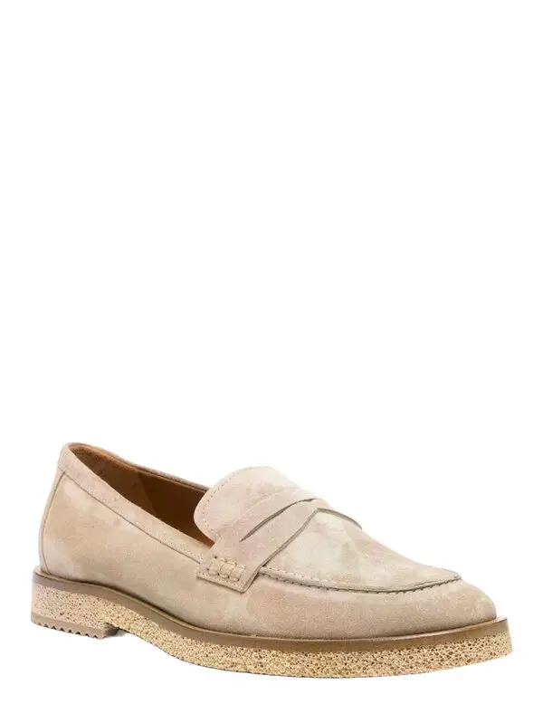 GUGLIELMO ROTTA Beige Penny Strap Loafers - Neutrals