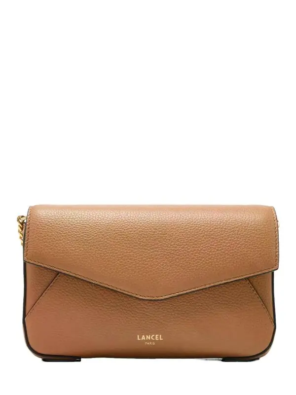 LANCEL Envelope Wallet With Chain Strap - Neutrals