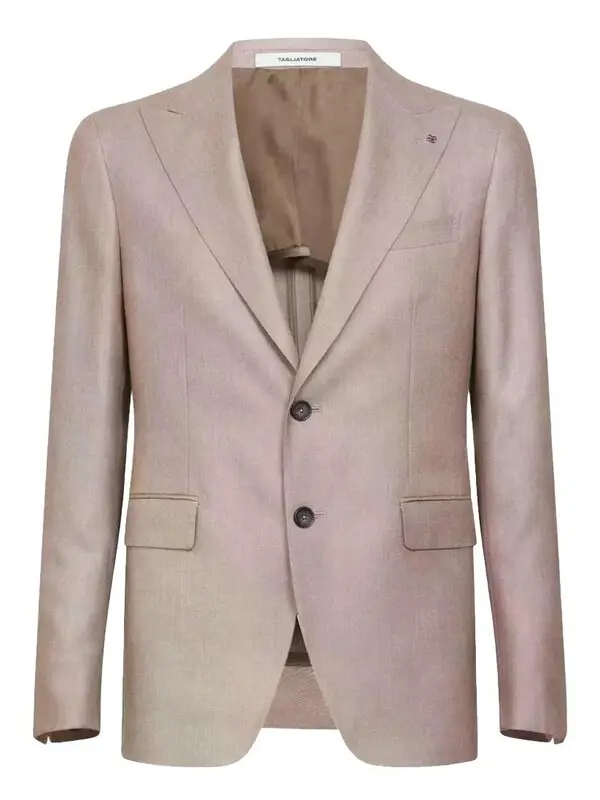 Tagliatore Peaked-lapel Two-button Blazer - Neutrals