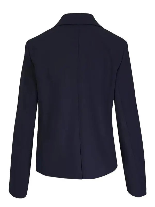 Lafayette 148 New York Doubleface Wool Jacket - Blue