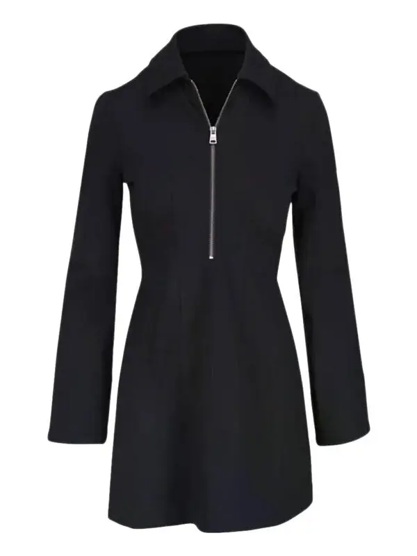 Veronica Beard Zip-up Midi Dress - Black