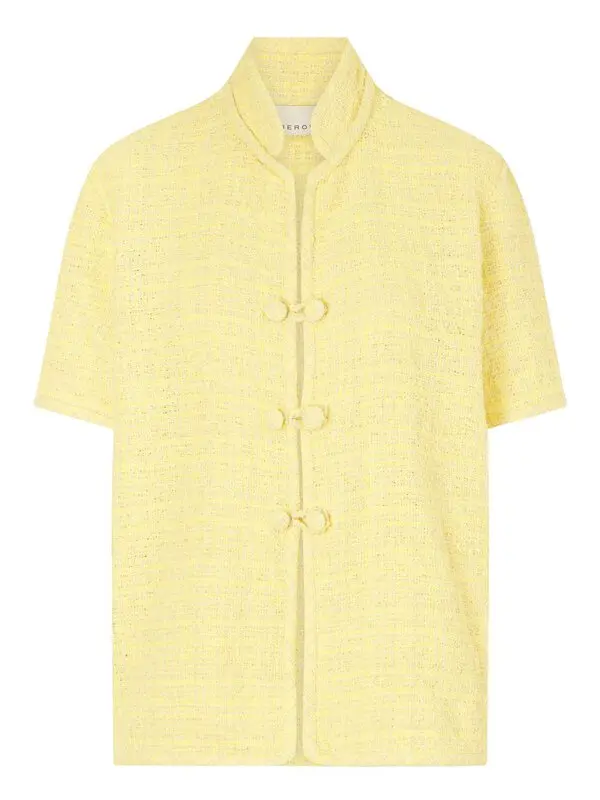 LIBEROWE Hetty Tweed Shirt - Yellow