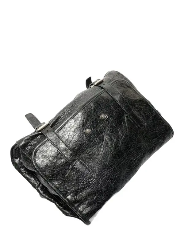 Balenciaga Wrinkle Processing Clutch Bag - Black