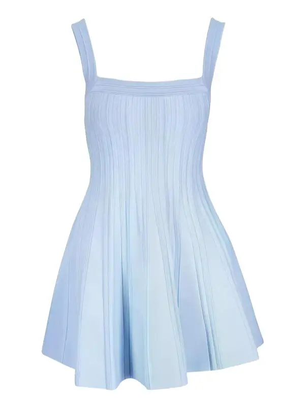 Simkhai Square-neck Mini Dress - Blue
