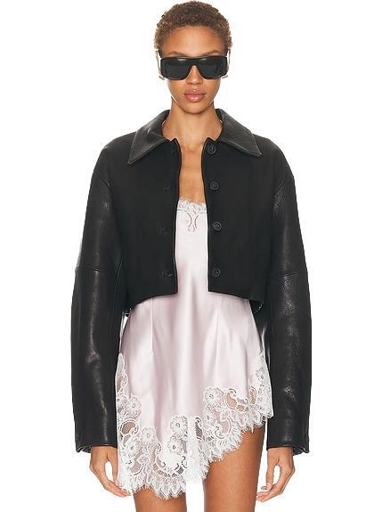 SRG Alina Leather Jacket - Black