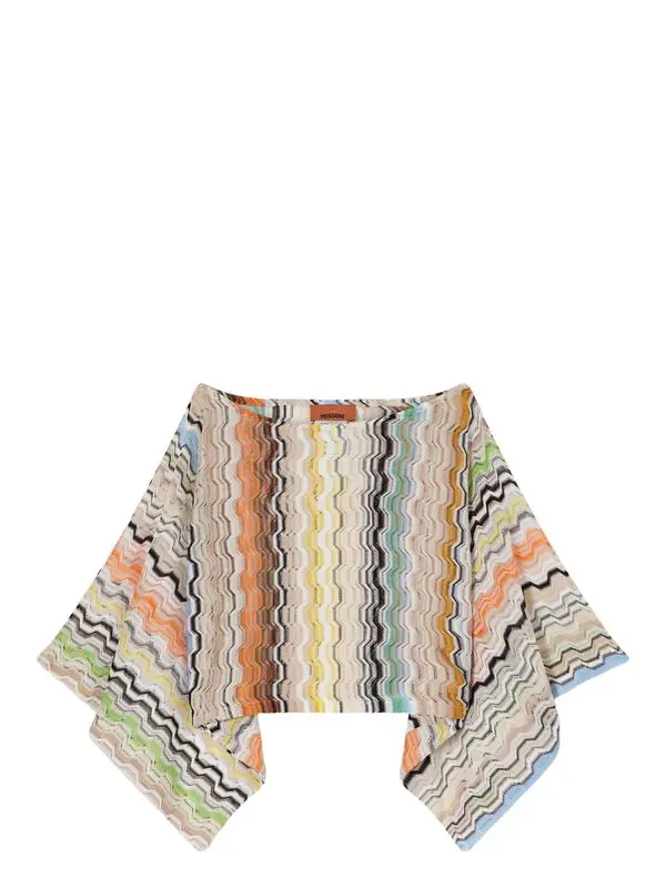 Missoni Crochet-knit Top With Metallic Fibers - Multi