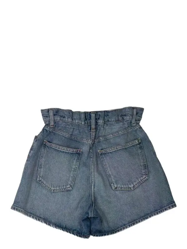AGOLDE Lyonne High-waisted Shorts - Blue