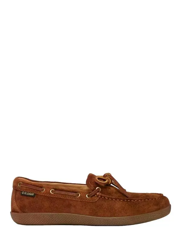 G.H.BASS Wilton Driver Suede Loafers - Brown
