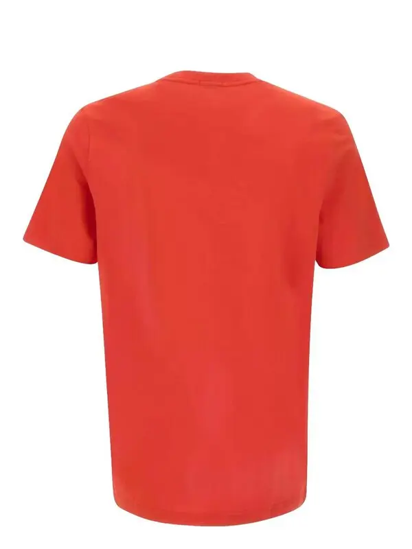 BOSS Stretch-cotton T-shirt With Logo Detail - Orange