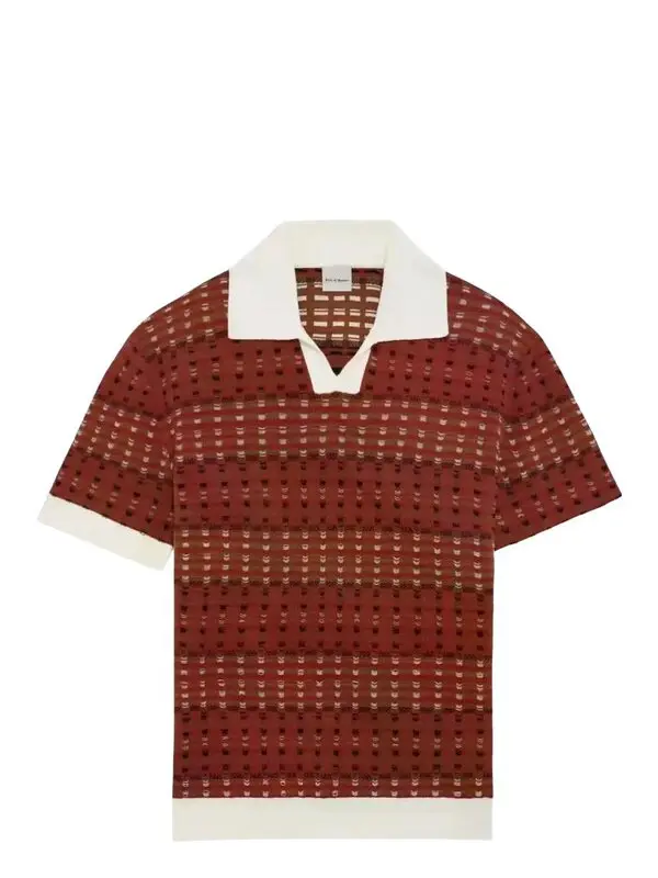 Drole De Monsieur Patterned T-shirt - Red