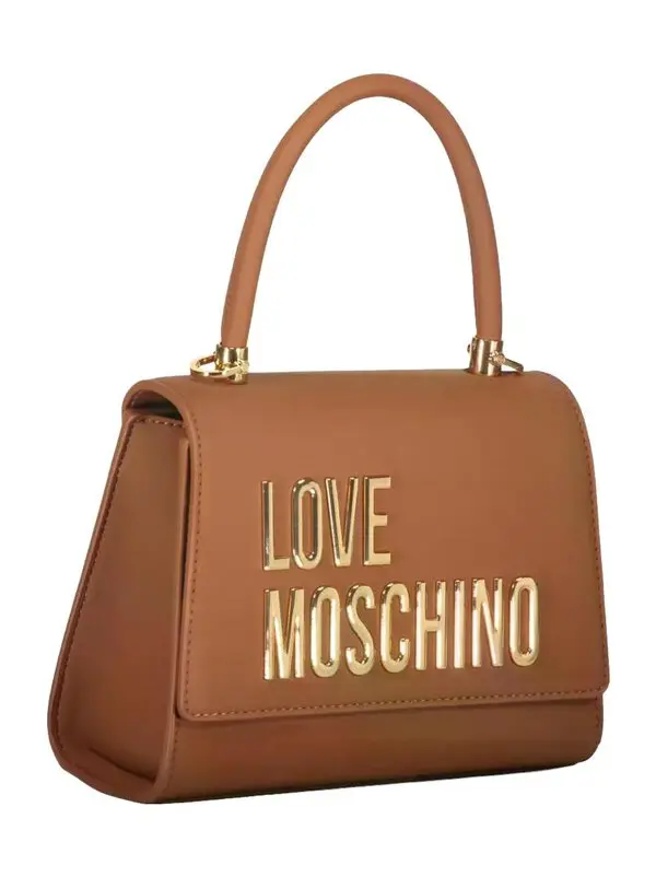 Moschino Golden Logo Tote - Neutrals