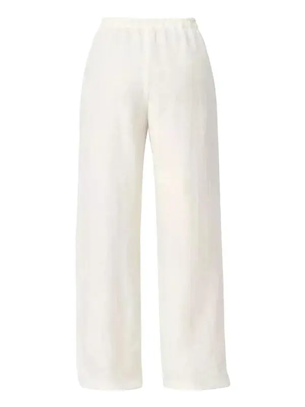 Max Mara Drawstring-fastening Trousers - White
