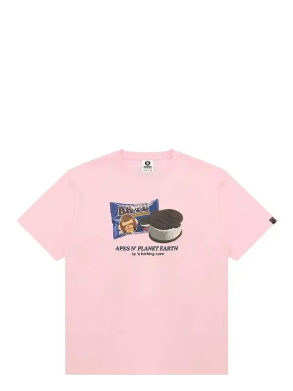 AAPE BY *A BATHING APE Graphic T-shirt - Pink