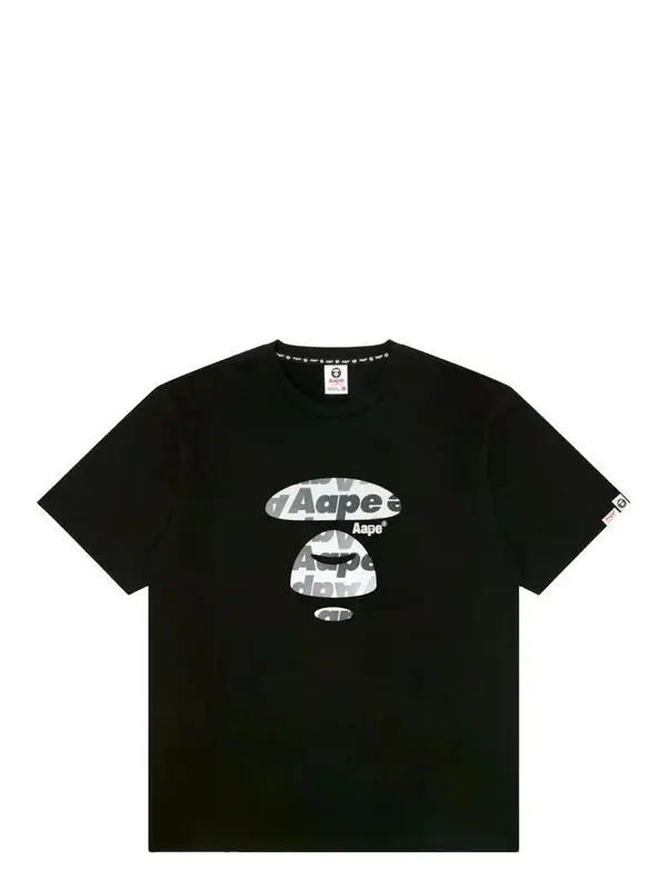 AAPE BY *A BATHING APE Graphic Print T-shirt - Black