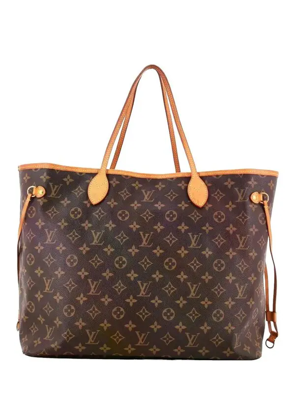 LOUIS VUITTON Neverfull Nm Monogram Canvas Gm Tote Bag - Brown