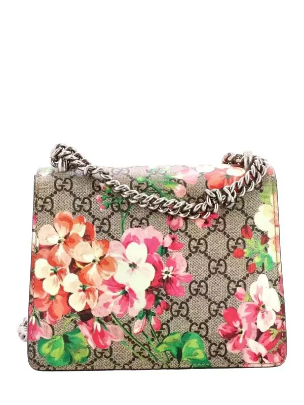 Gucci Dionysus Blooms Print Gg Coated Canvas Mini Shoulder Bag - Brown