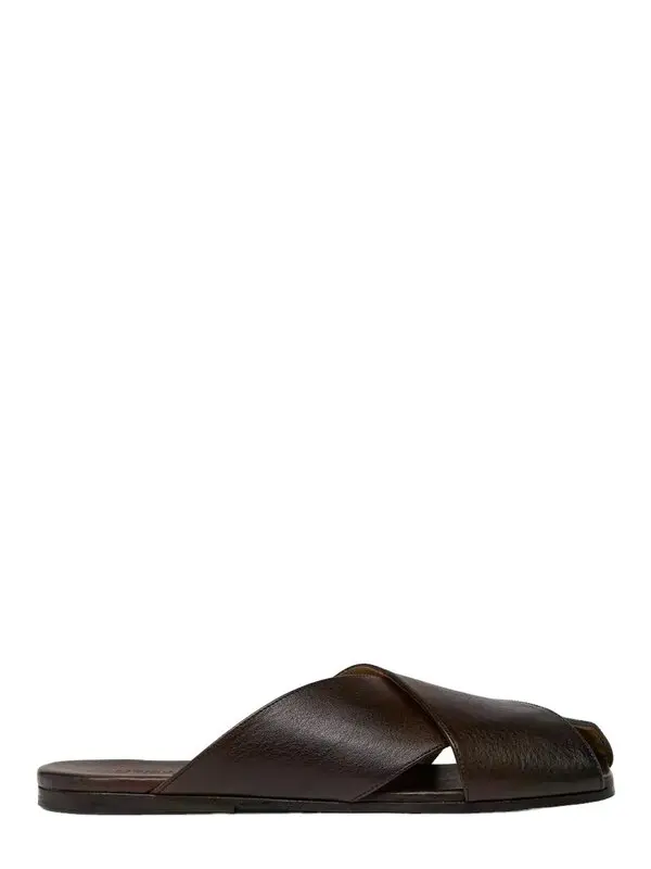 Marsèll Crossover-strap Sandals - Brown