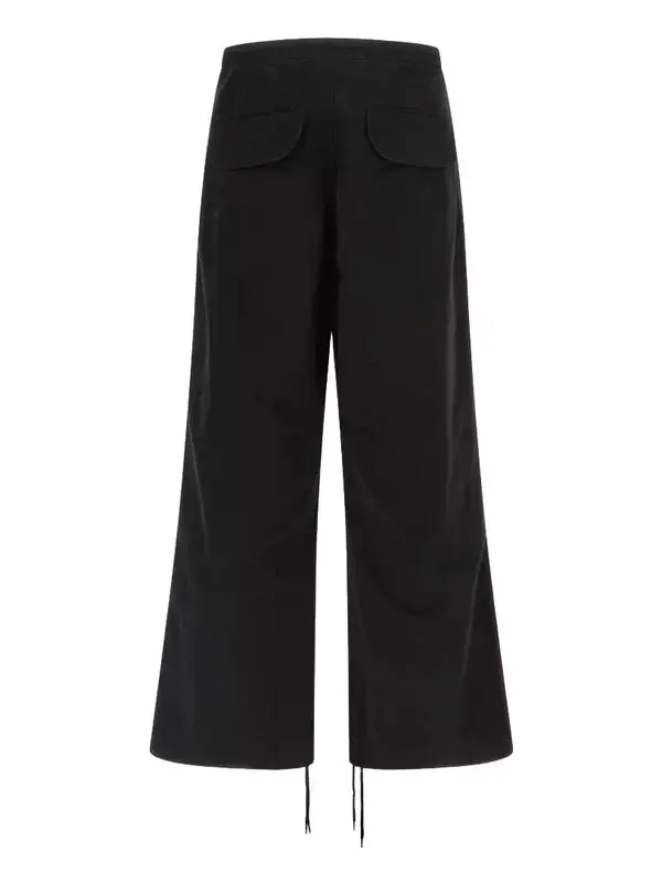 ENTIRE STUDIOS Barren Trousers With Drawstring Hem - Black