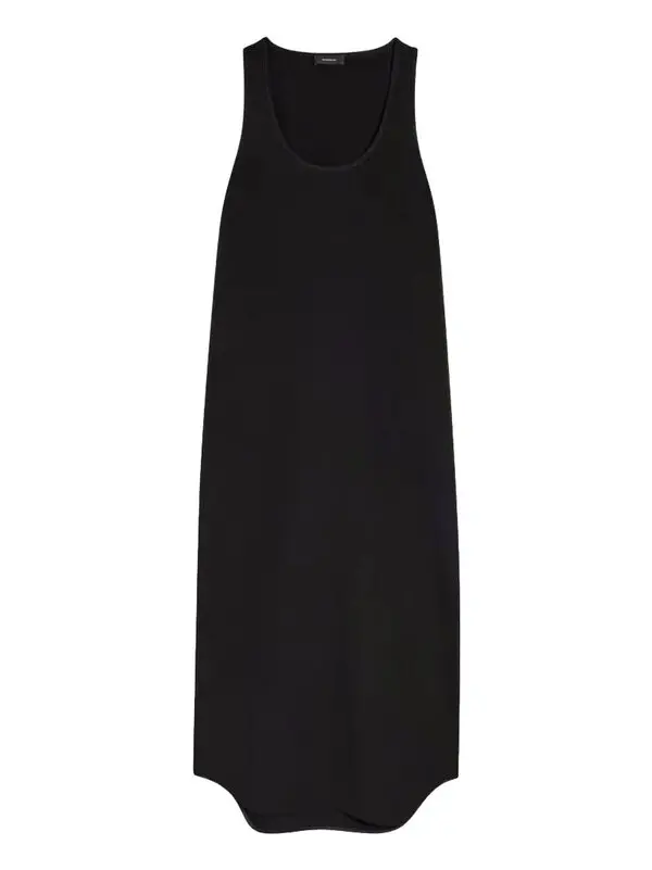Wardrobe.NYC Sleeveless Midi Dress - Black