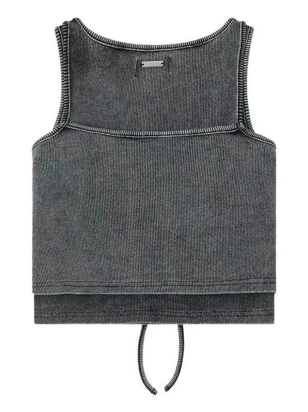 MUSIUM DIV. Drawstring Tank Top - Grey