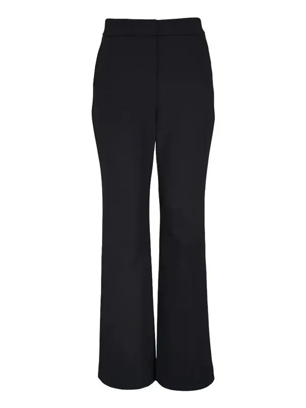 Lafayette 148 New York Flared Leg Trousers - Black