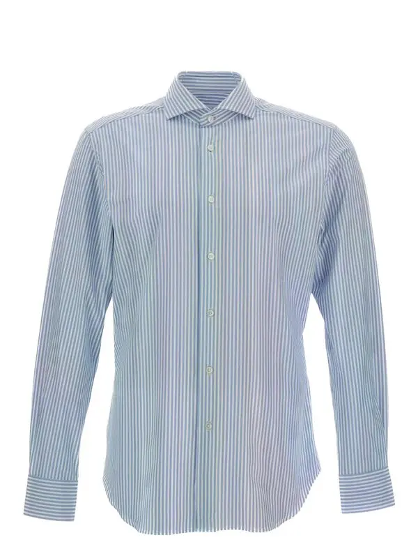 XACUS Striped Shirt - Blue