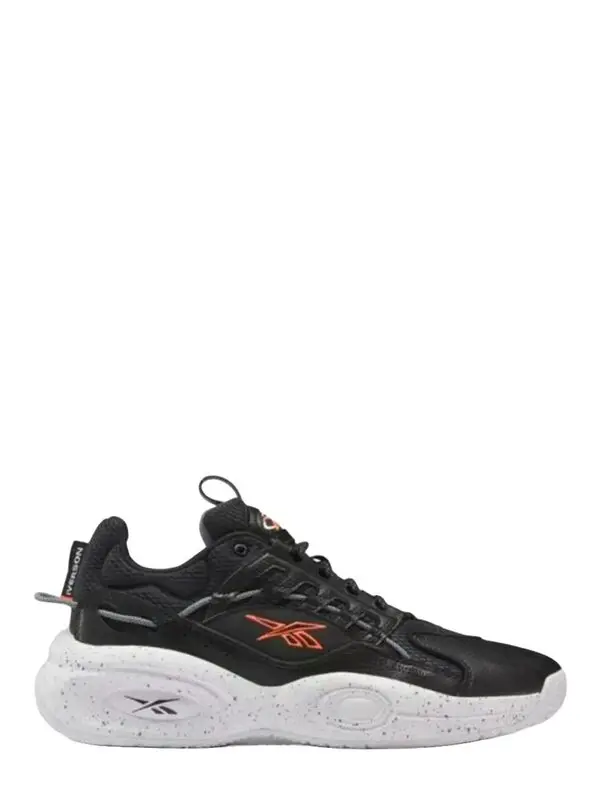 REEBOK Logo Detail Lace-up Sneakers - Black