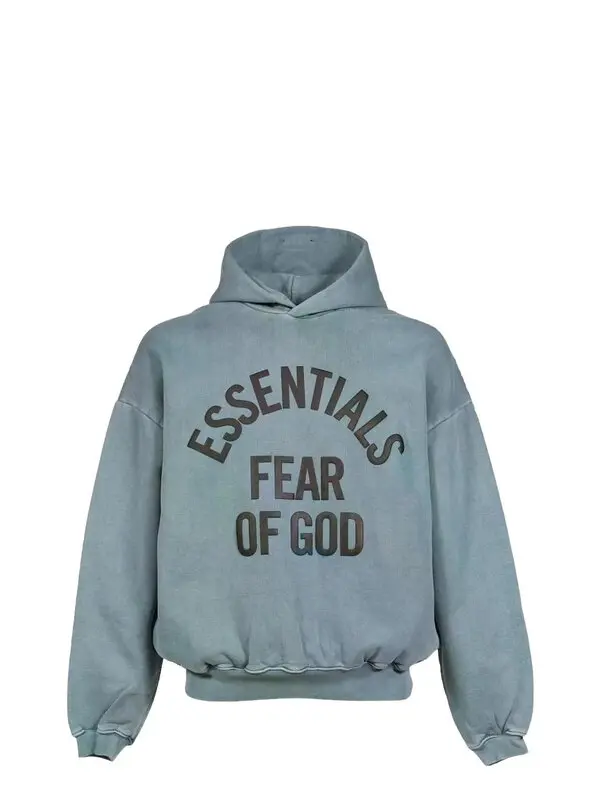 Fear Of God Campus 90s Printed Hoodie - Green